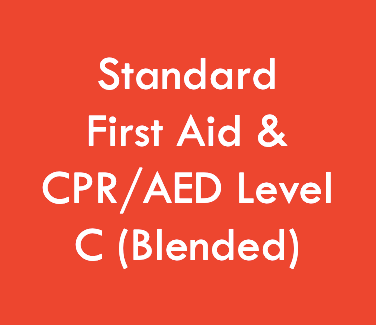 Standard First Aid with CPR/AED Level C Blended – Life Preservers First ...